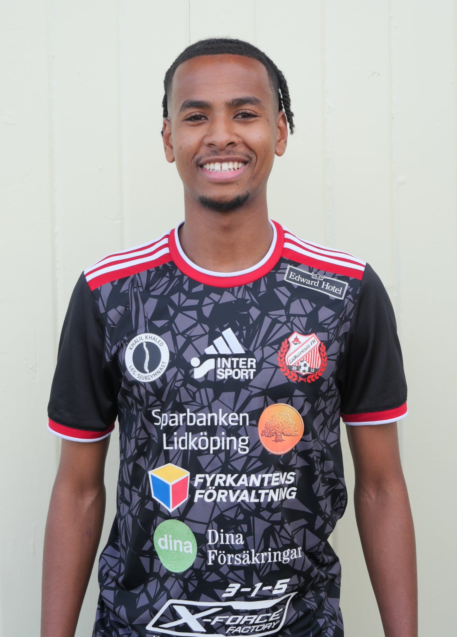 Hussein Omar, LFK truppens senaste nyförvärv. - LFK